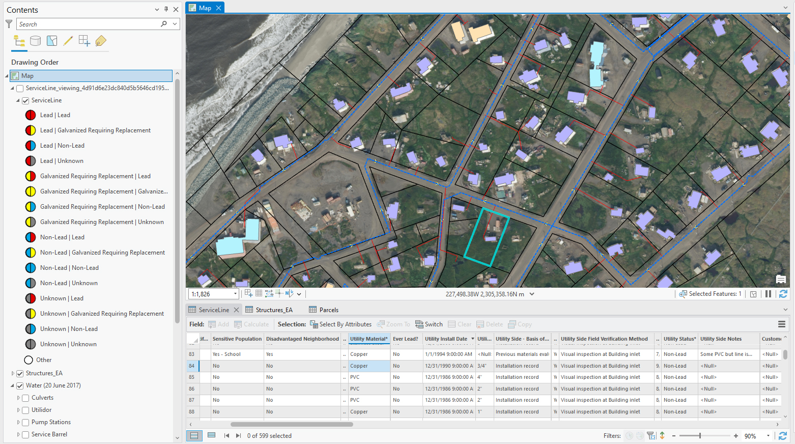 LSLI Inventory sample page | UIC Alaska