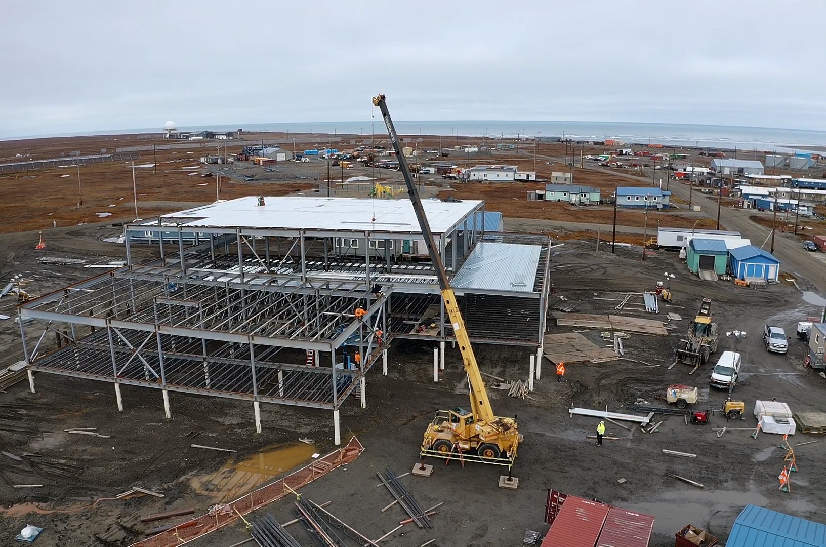 UIC Construction builds a school, and community goodwill, in Kaktovik | UIC Alaska