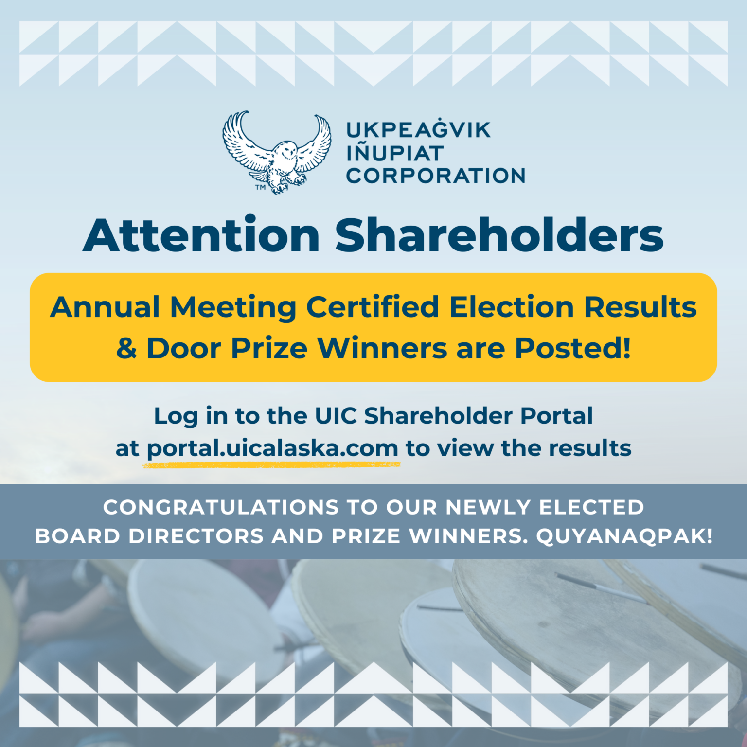 2026 UIC Annual Meeting Certified Election Results and Door Prize ...