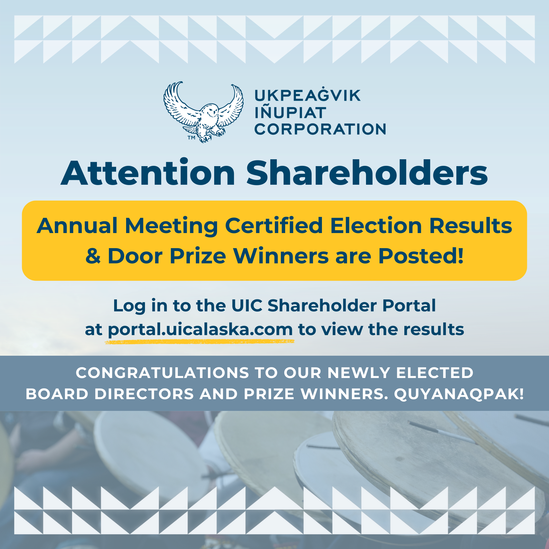 2026 UIC Annual Meeting Certified Election Results and Door Prize ...
